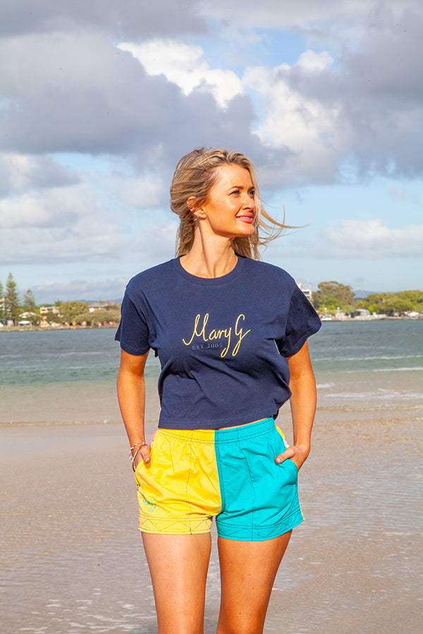 MaryG - Crop Top (Navy) – MaryG Australia